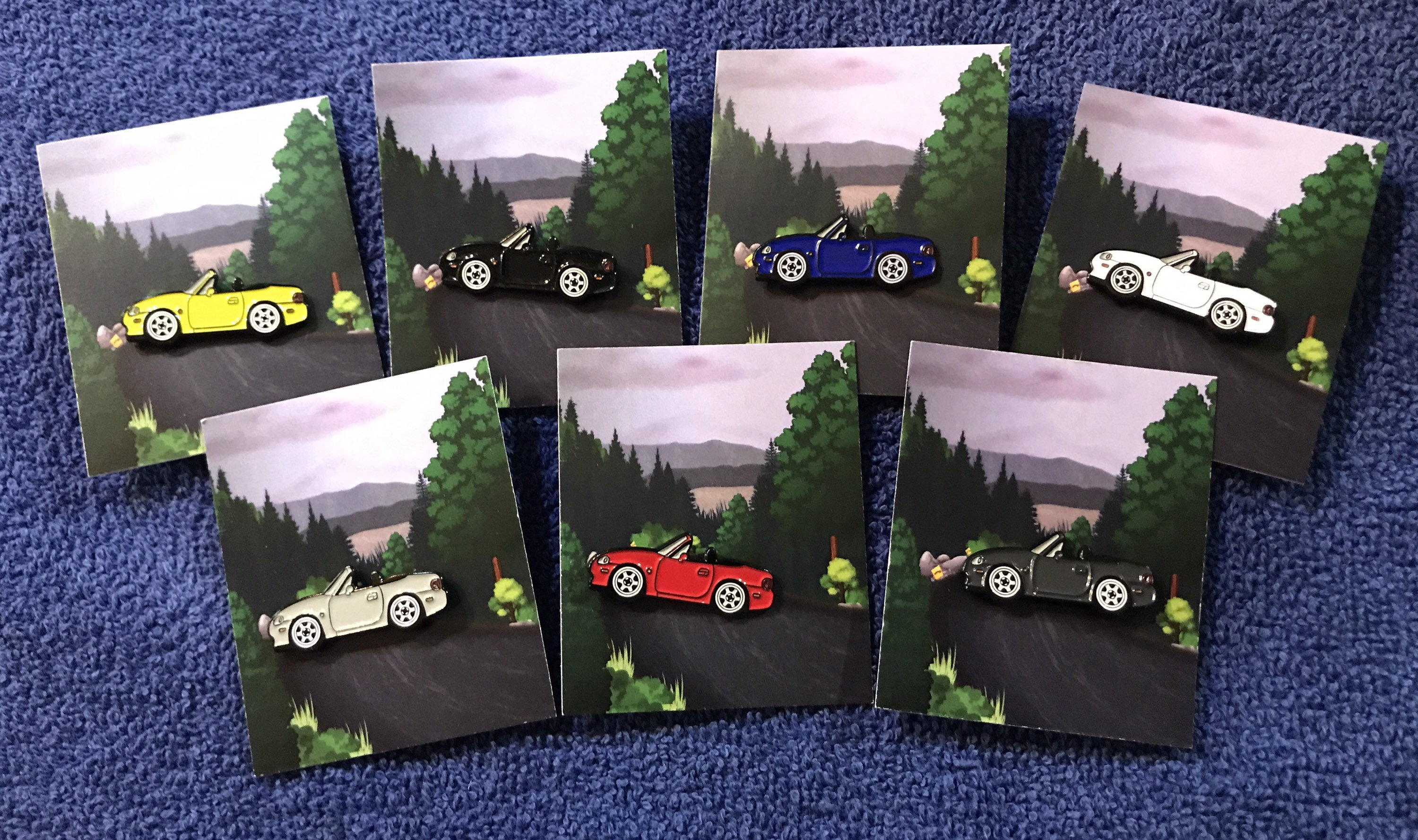 NB Mazda Miata Lapel/hat Enamel Auto Pins NB Generation - Etsy