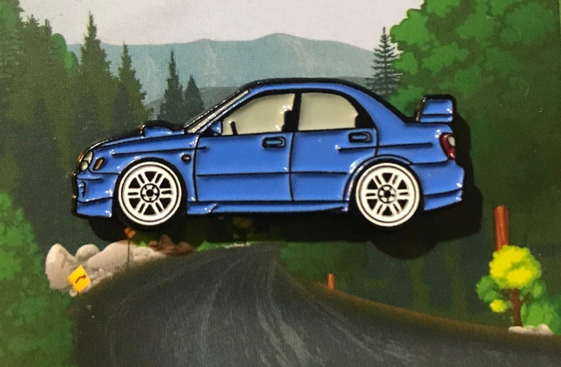 Enamel on Metal Pin for WRX and for Sti Pins for Subaru - Etsy