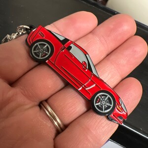 Corvette C6 Coupe Keychains 7 Colors Available Enamel on Metal - Etsy