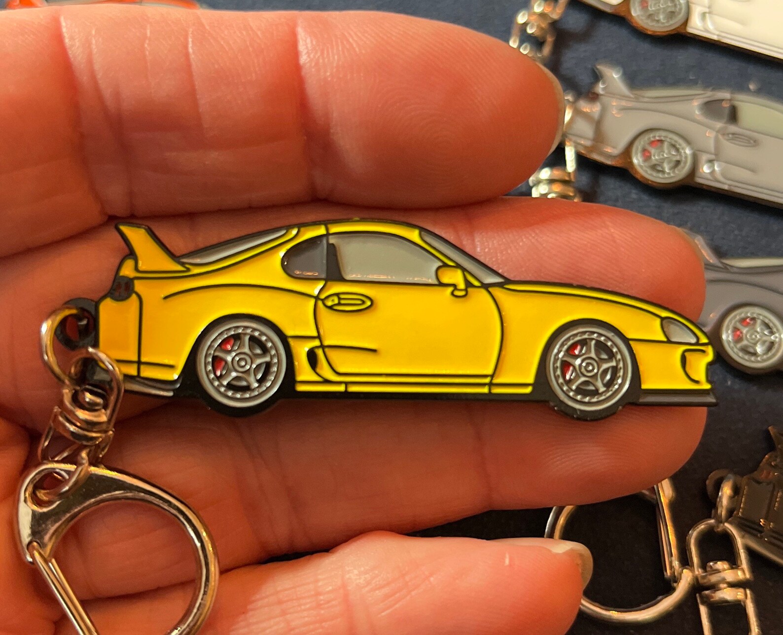 Toyota Supra Mk4 93-98 Keychains Enamel on Metal 9 Colors - Etsy