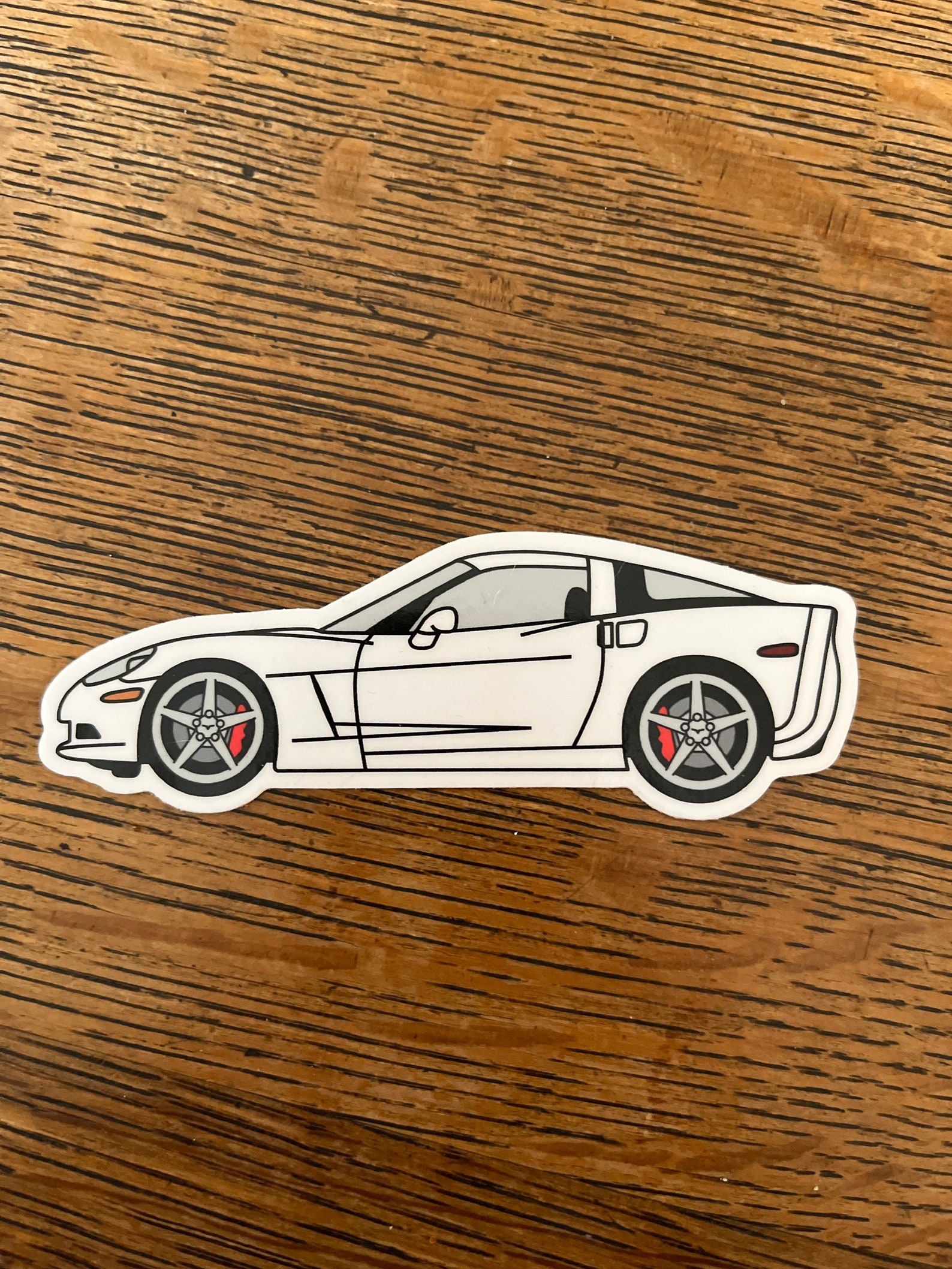 Corvette C6 Vinyl STICKER - Etsy