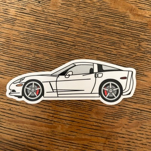 Corvette C6 Vinyl STICKER - Etsy