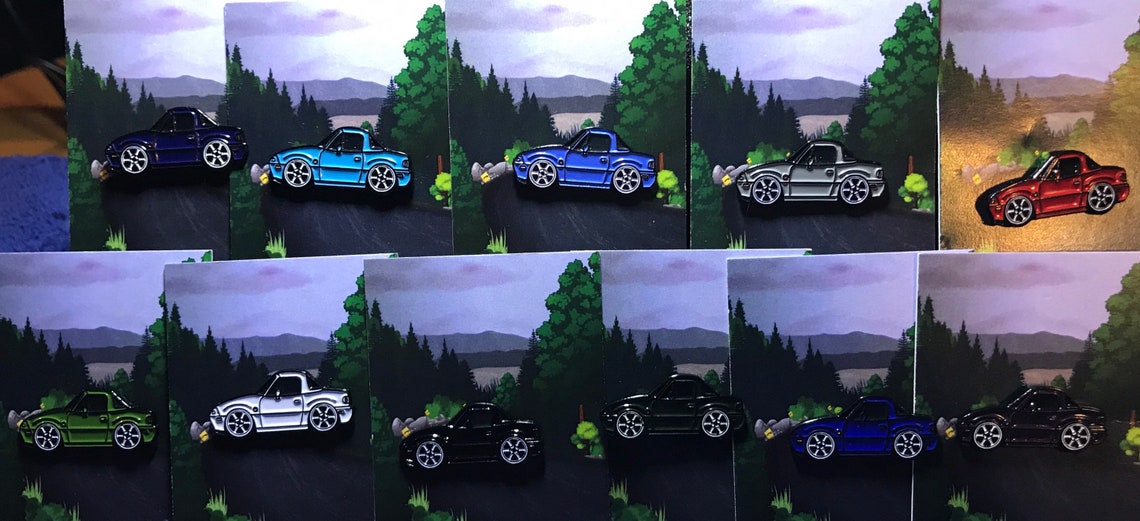 NA Mazda Miata Lapel/hat Enamel Auto Pins NA Generation - Etsy