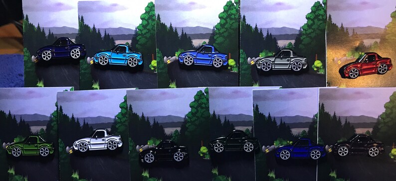 NA Mazda Miata Lapel/hat Enamel Auto Pins NA Generation - Etsy