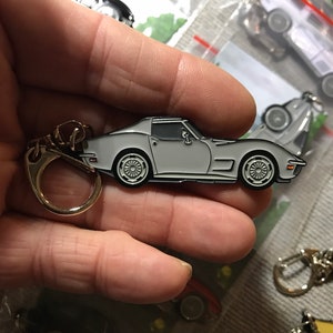 C3 #corvette Enamel Keychains 7 Colors #stingray #coupe Hardtop - Etsy