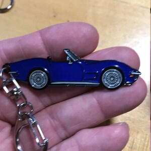 C3 #corvette Baked Enamel Keychains #stingray #convertible 7 Colors - Etsy
