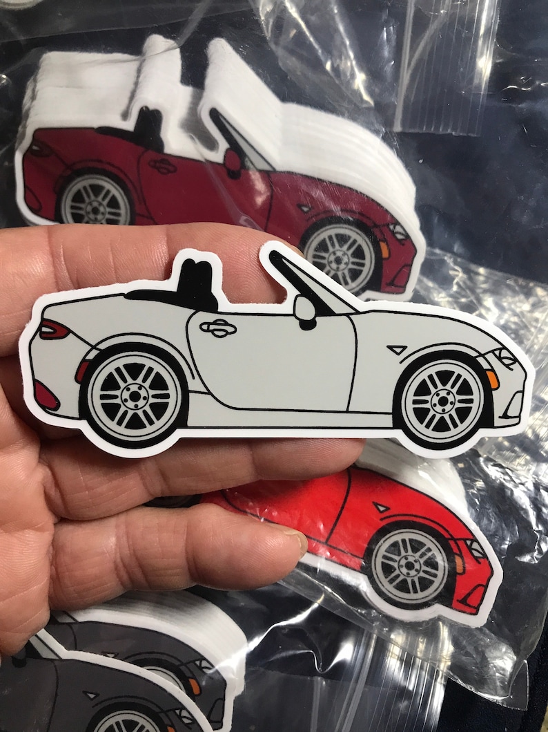 Mazda Miata STICKER ND Mk4 Roadster Convertible Available in 5 - Etsy