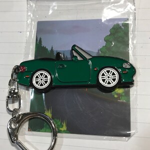 Mazda Miata NB MX5 Key Chain BRG British Racing Green Enamel - Etsy