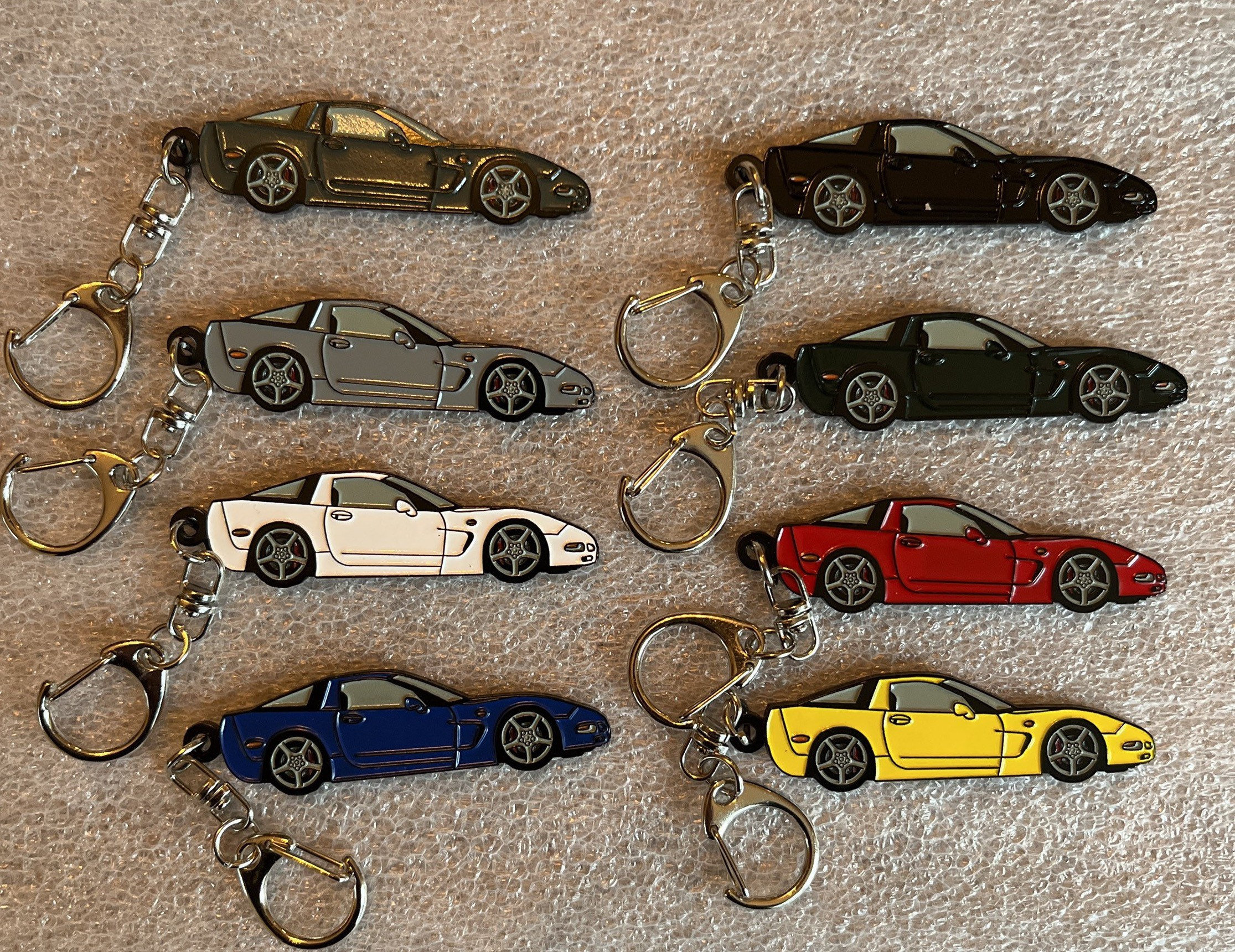 Corvette C5 Coupe Keychains 8 Colors Available Enamel on Metal - Etsy ...