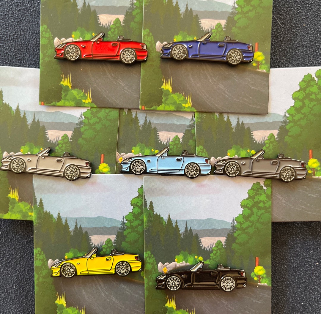 Honda S2000 Pins Pinbadges Enamel on Metal - 7 Colors Available - Etsy