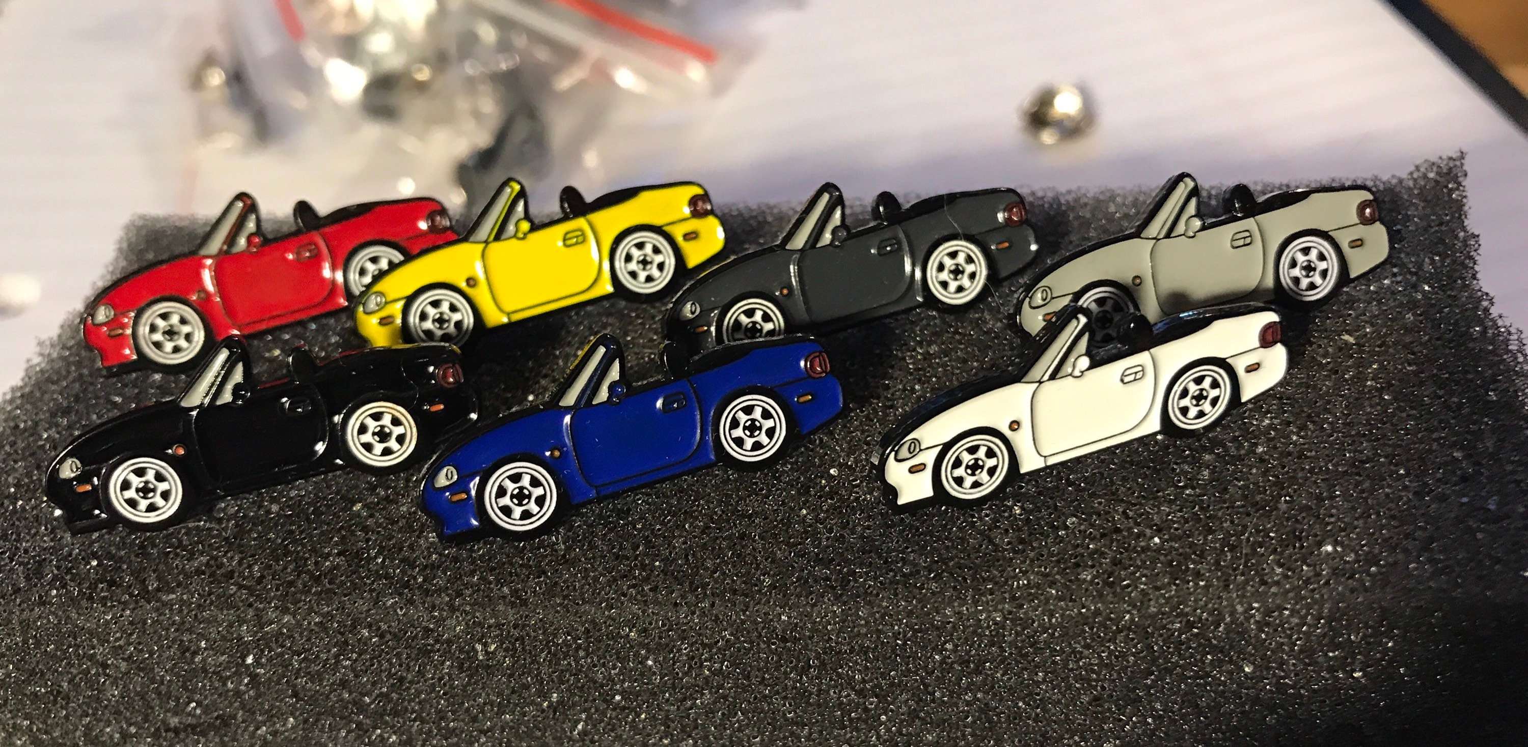 NB Mazda Miata Lapel/hat Enamel Auto Pins NB Generation | Etsy
