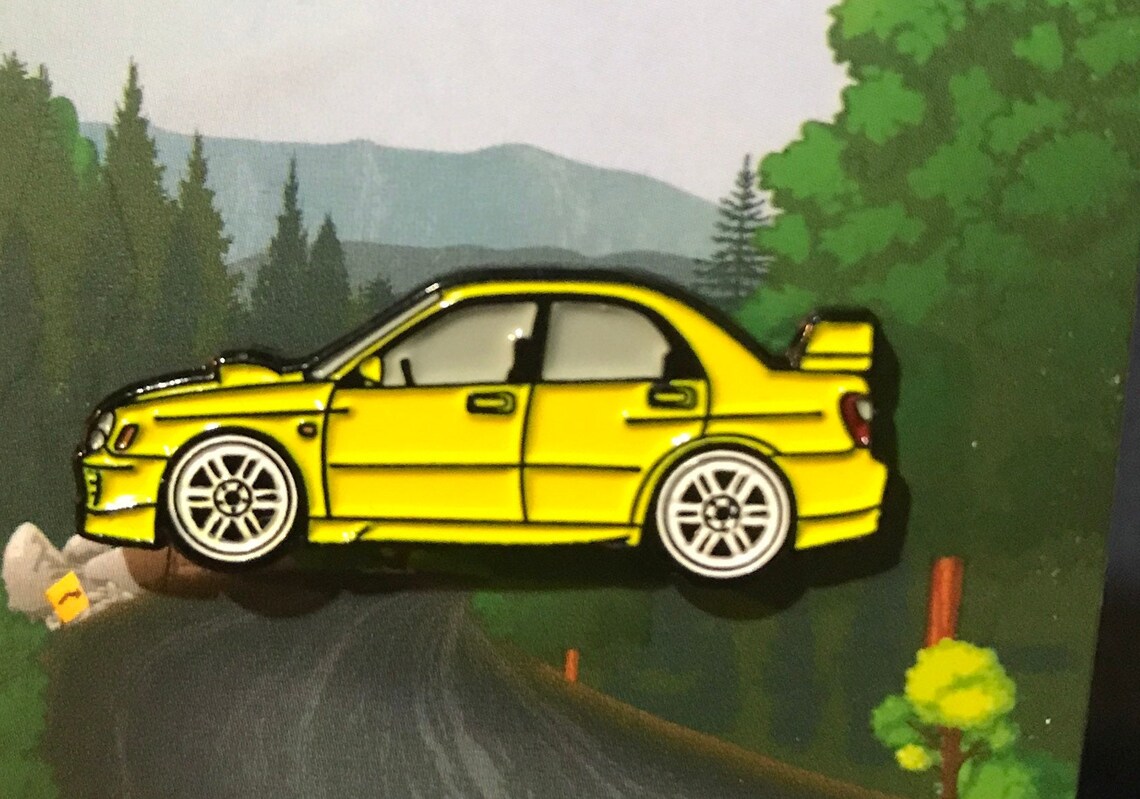 Enamel on Metal Pin for WRX and for Sti Pins for Subaru - Etsy