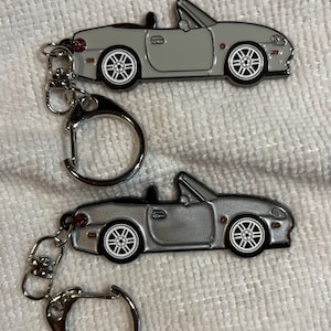 NB Miata Keychain Baked Enamel #keychains Car Great Gift! MX5, Roadster ...