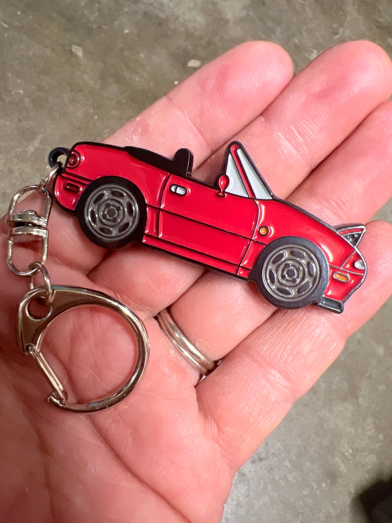 NA Mazda Miata Keychain RED MX5 Top Down Lights Up - Etsy