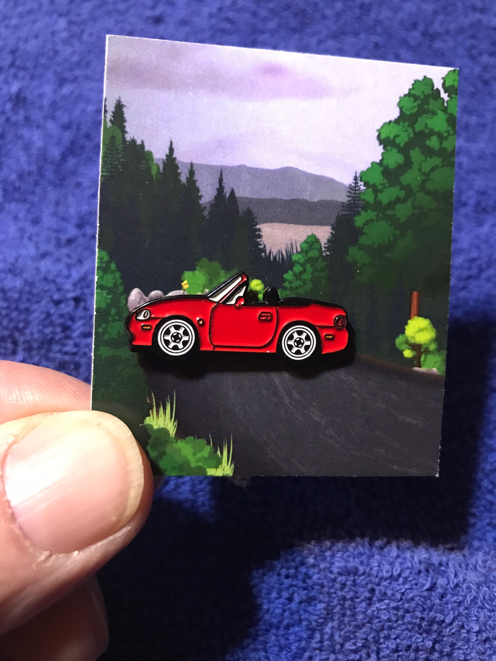 NB Mazda Miata Lapel/hat Enamel Auto Pins NB Generation - Etsy