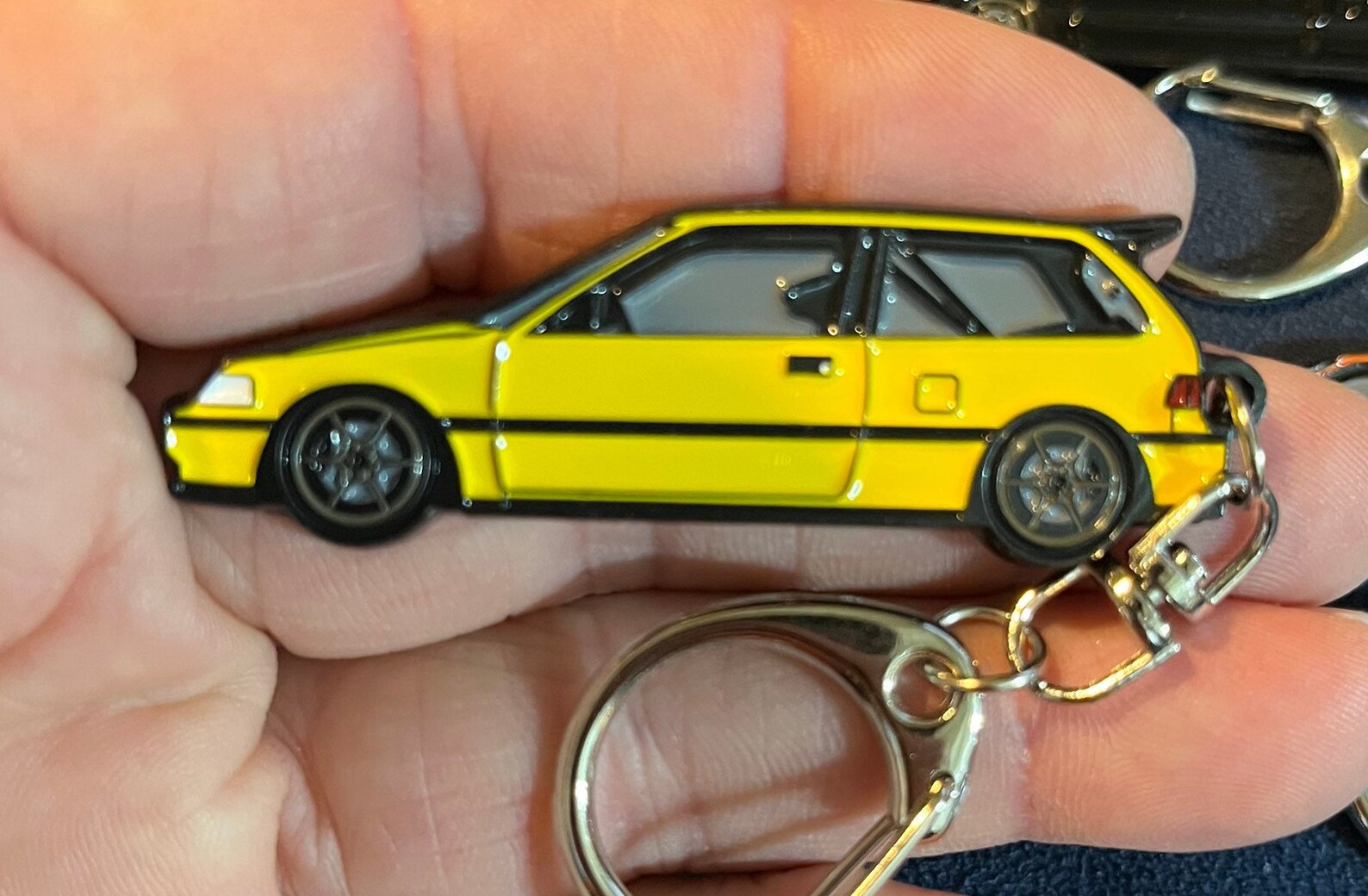 Honda Civic EF Hatchback Keychain - Enamel on Metal -9 Colors Available ...
