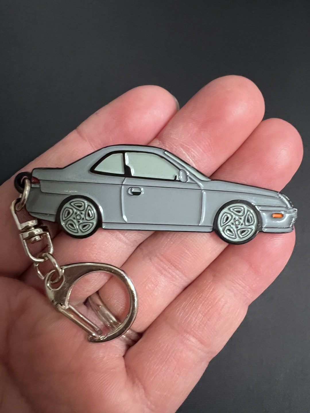 Honda Prelude SILVER/ GREY Enamel on Metal Keychains - Etsy