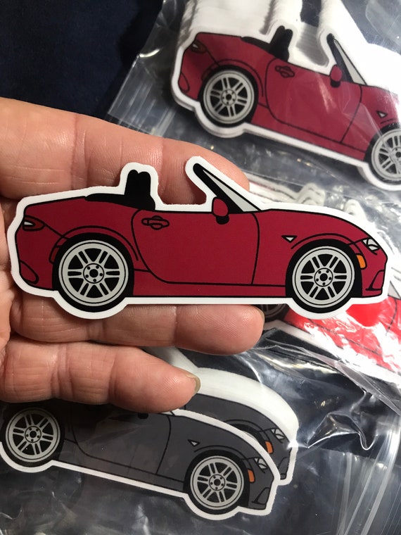 Mazda Miata STICKER ND Mk4 Roadster Convertible Available in 5 - Etsy