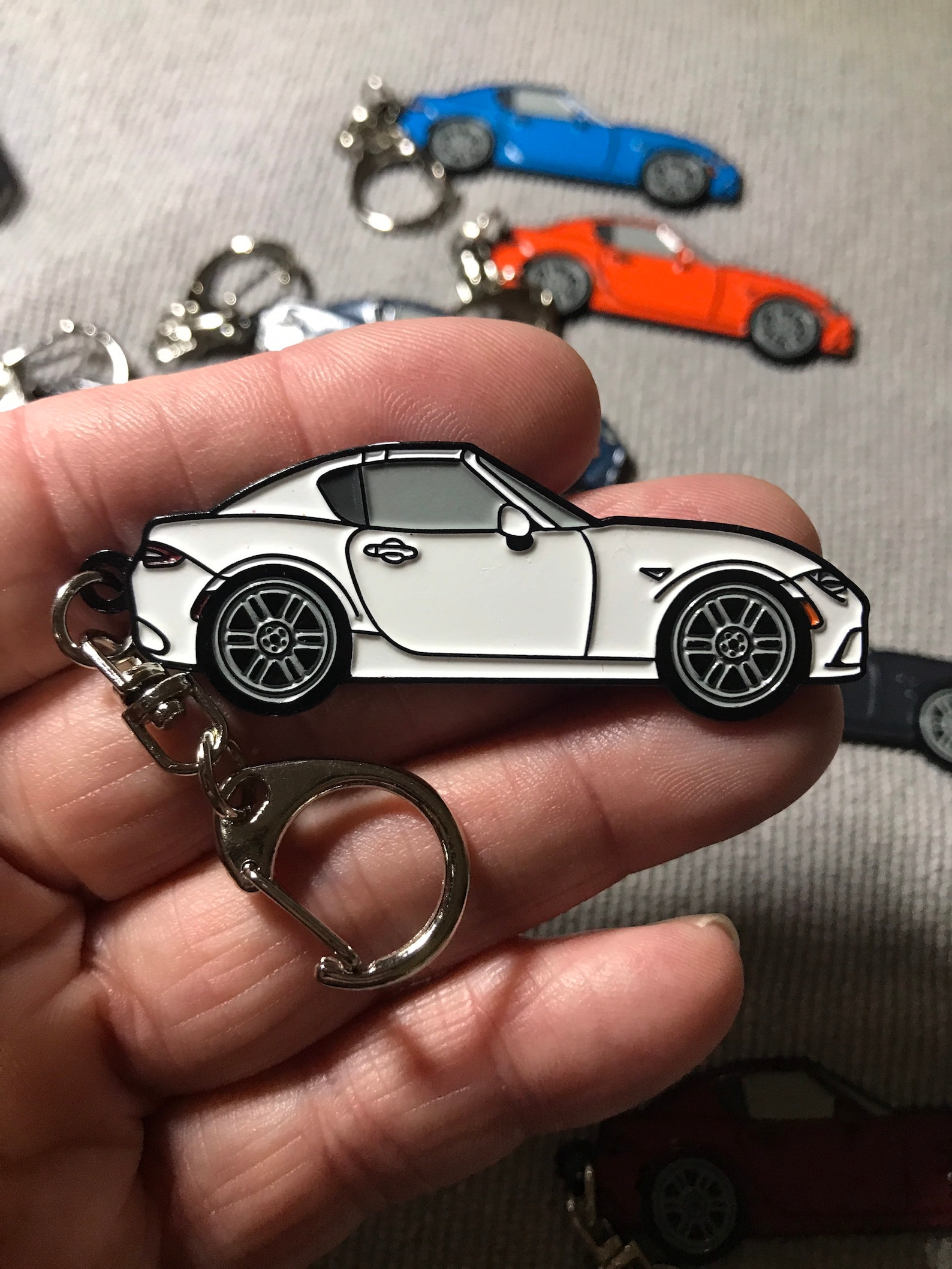 Mazda Miata ND RF MX5 Keychains | Etsy