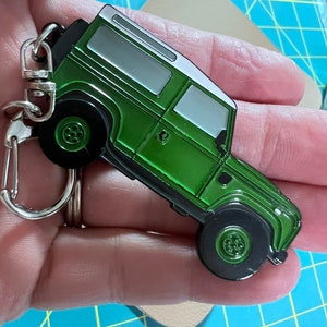 Keychain, 1980’s Land Rover Defender, Choose Your Color! Key Chain ...