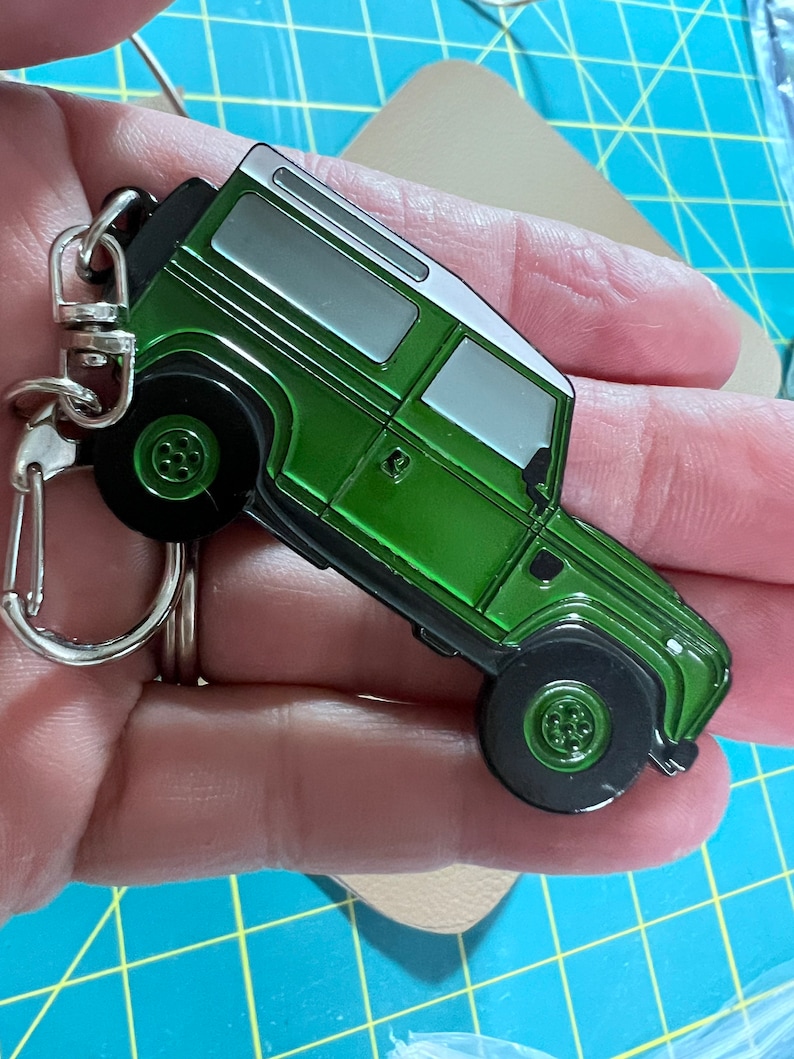 Keychain, 1980’s Land Rover Defender, Choose Your Color! Key Chain ...