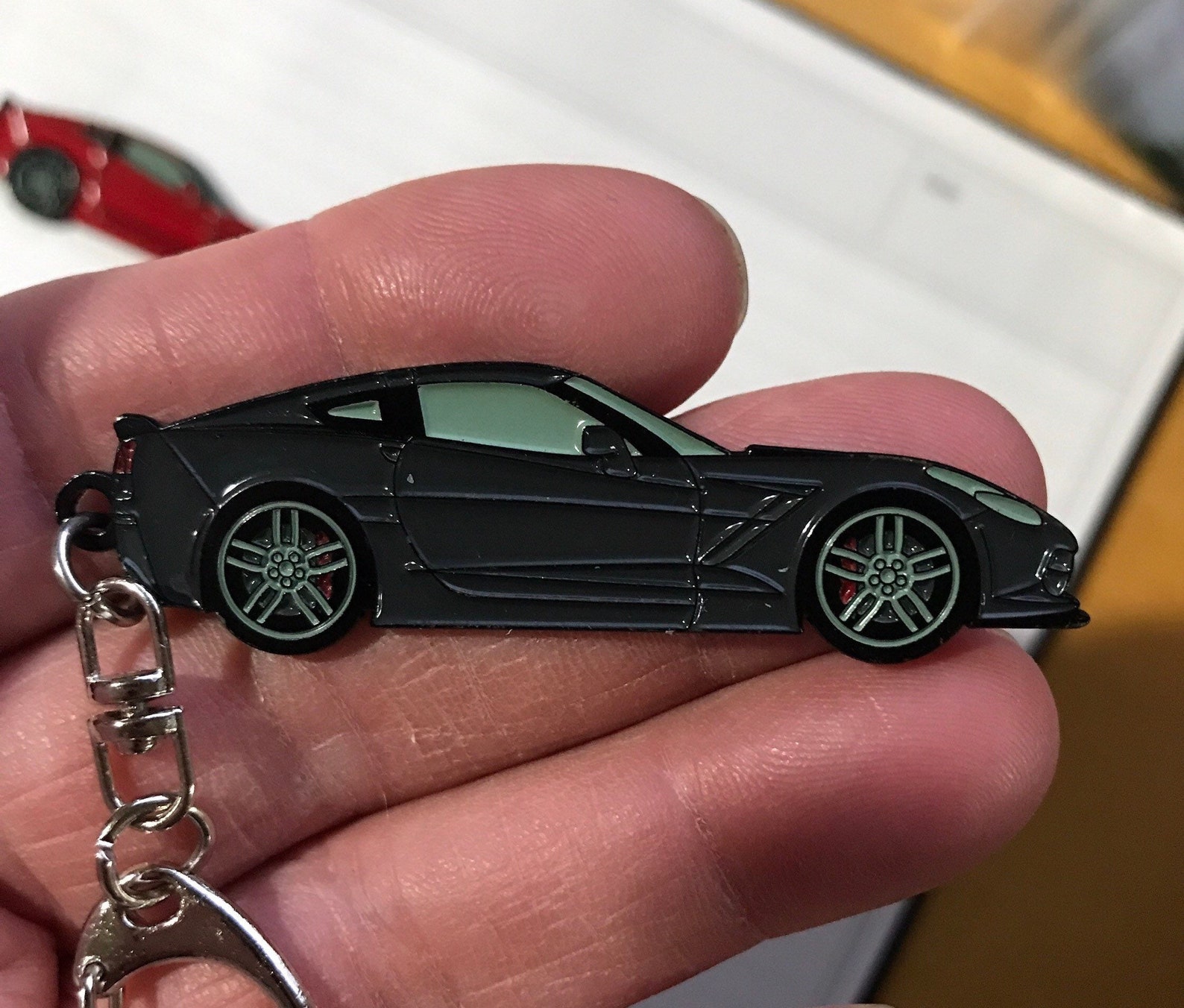 Corvette C7 Coupe Keychains 8 Colors Available Enamel on Metal - Etsy