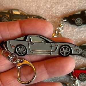 Corvette C5 Coupe Keychains 8 Colors Available Enamel on Metal - Etsy