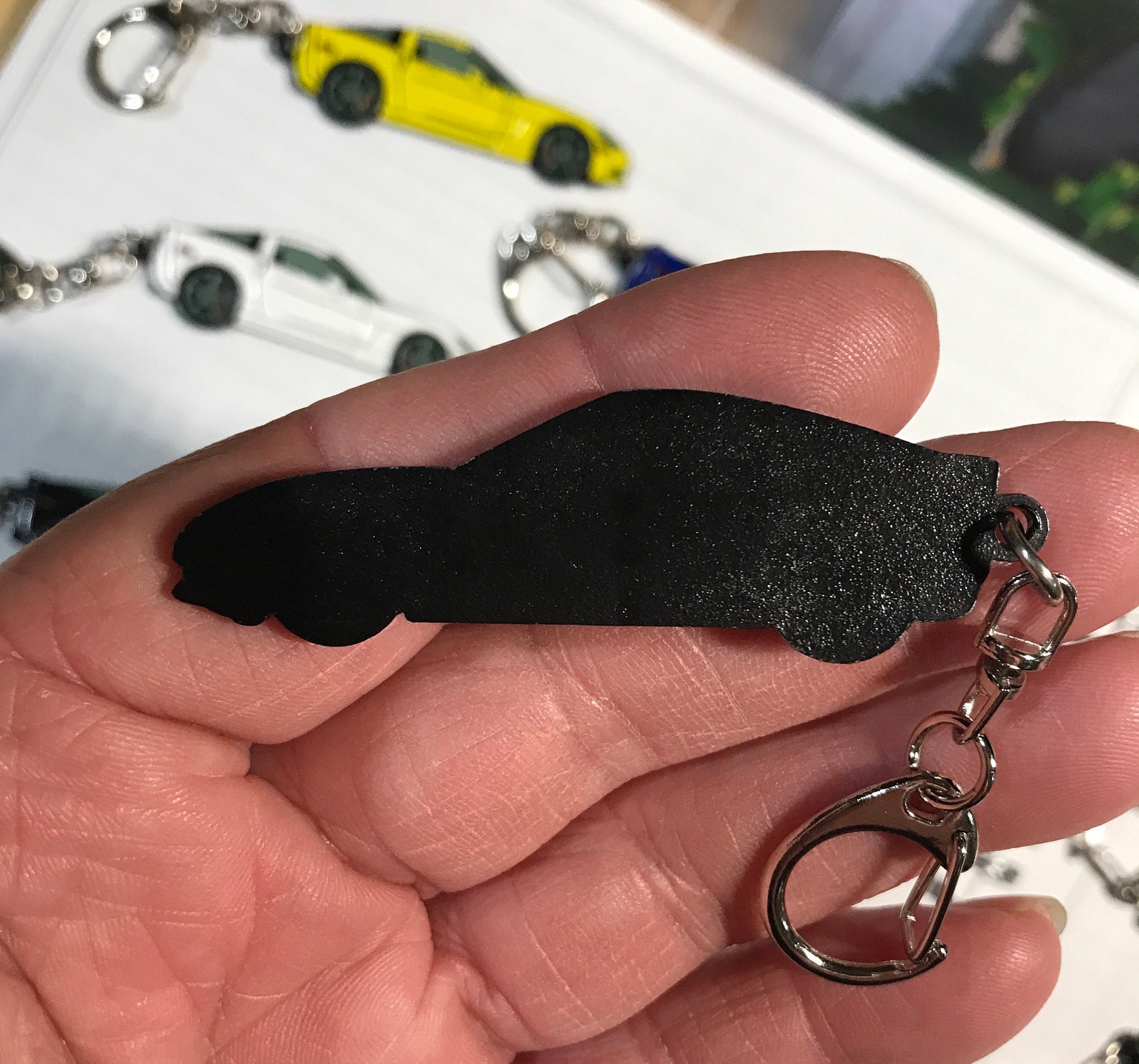 Corvette C6 Coupe Keychains 7 Colors Available Enamel on Metal - Etsy