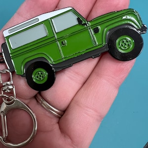 Keychain, 1980’s Land Rover Defender, Choose Your Color! Key Chain ...