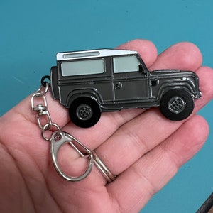 Keychain, 1980’s Land Rover Defender, Choose Your Color! Key Chain ...