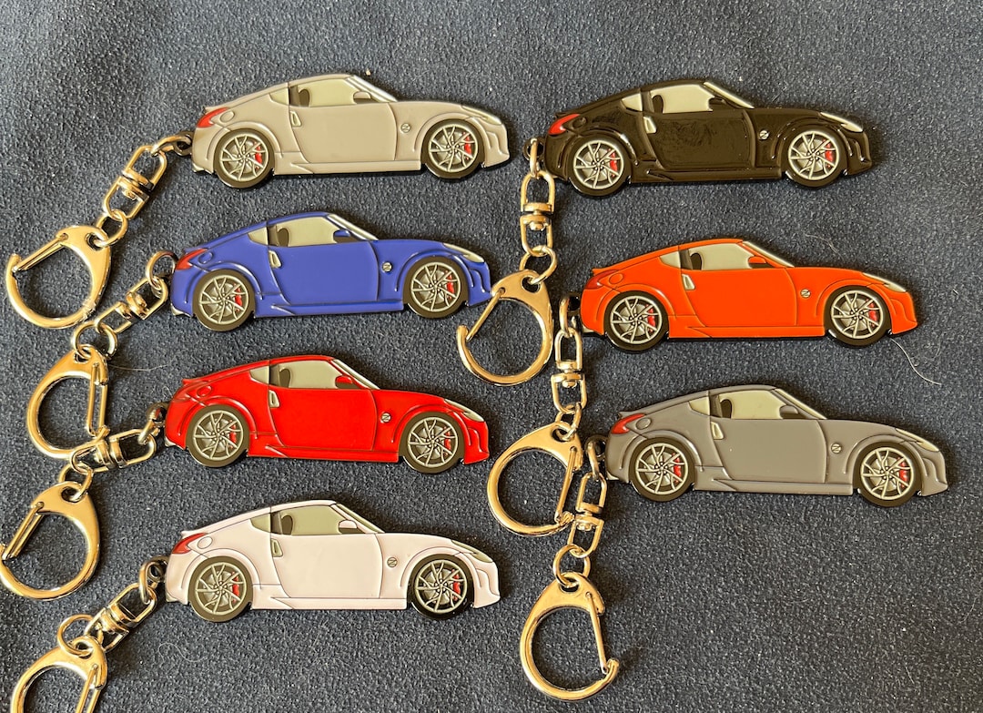 Enamel on Metal 370Z for Nissan Datsun Keychains Available in 7 Colors ...