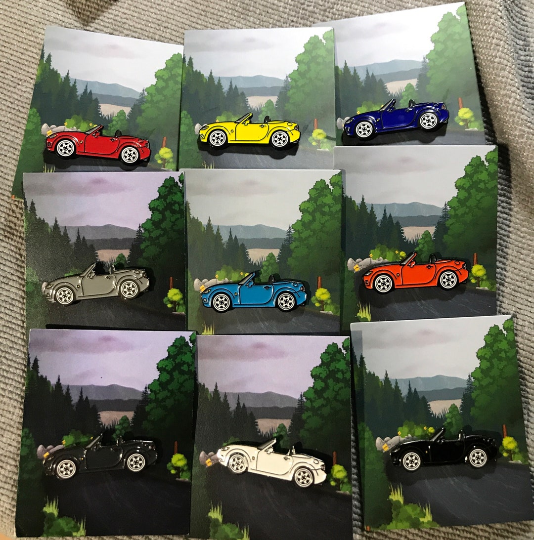 NC #mazda #miata #MX5 Enamel #autopin Lapel Pins 9 COLORS - Etsy