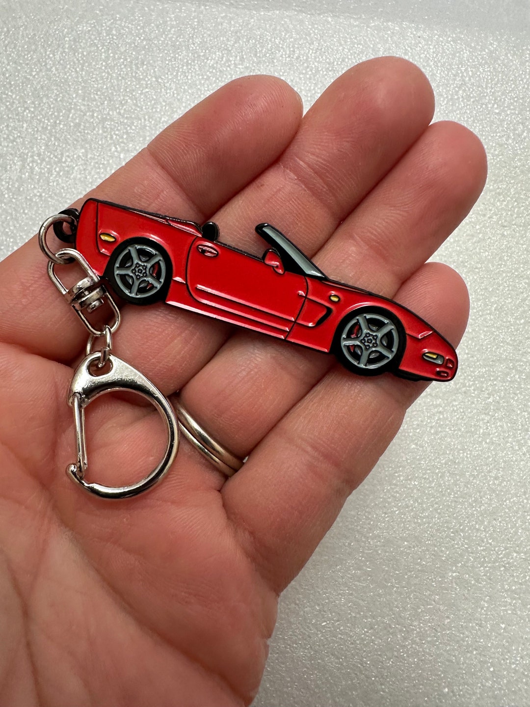 Corvette C5 Convertible Keychains 8 Colors Available Enamel on Metal - Etsy