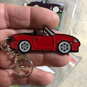 NB Miata Keychain Baked Enamel #keychains Car Great Gift! MX5, Roadster ...