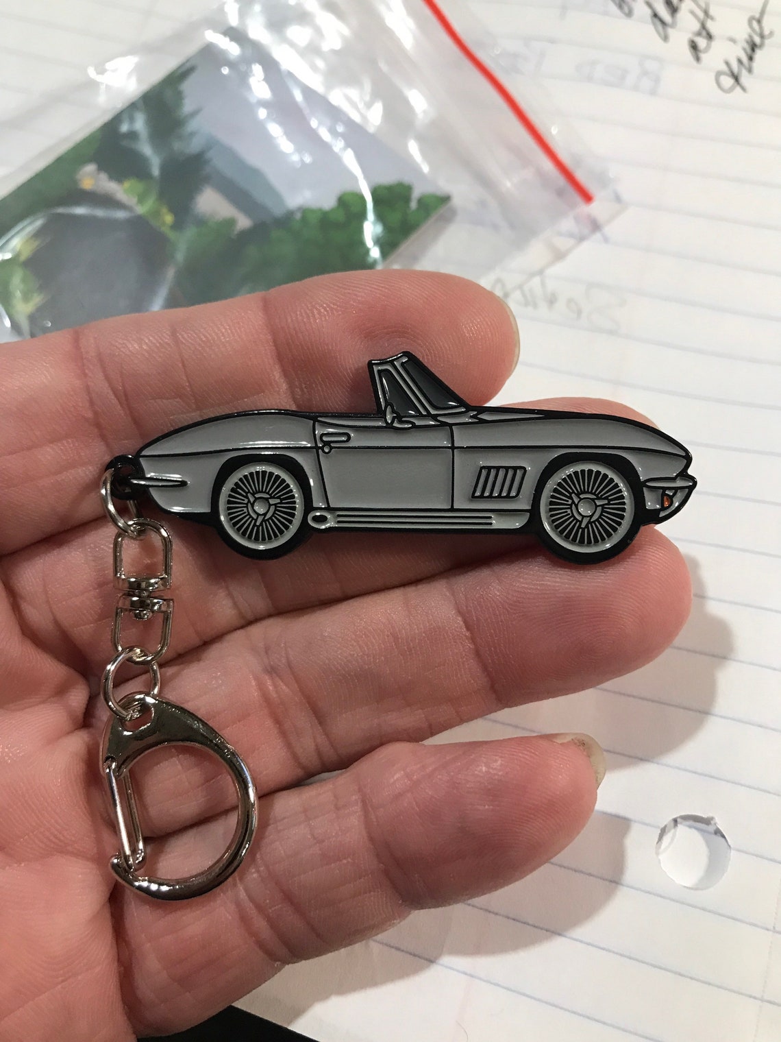 C2 #corvette #stingray Convertible Baked Enamel Keychains 7 Colors ...