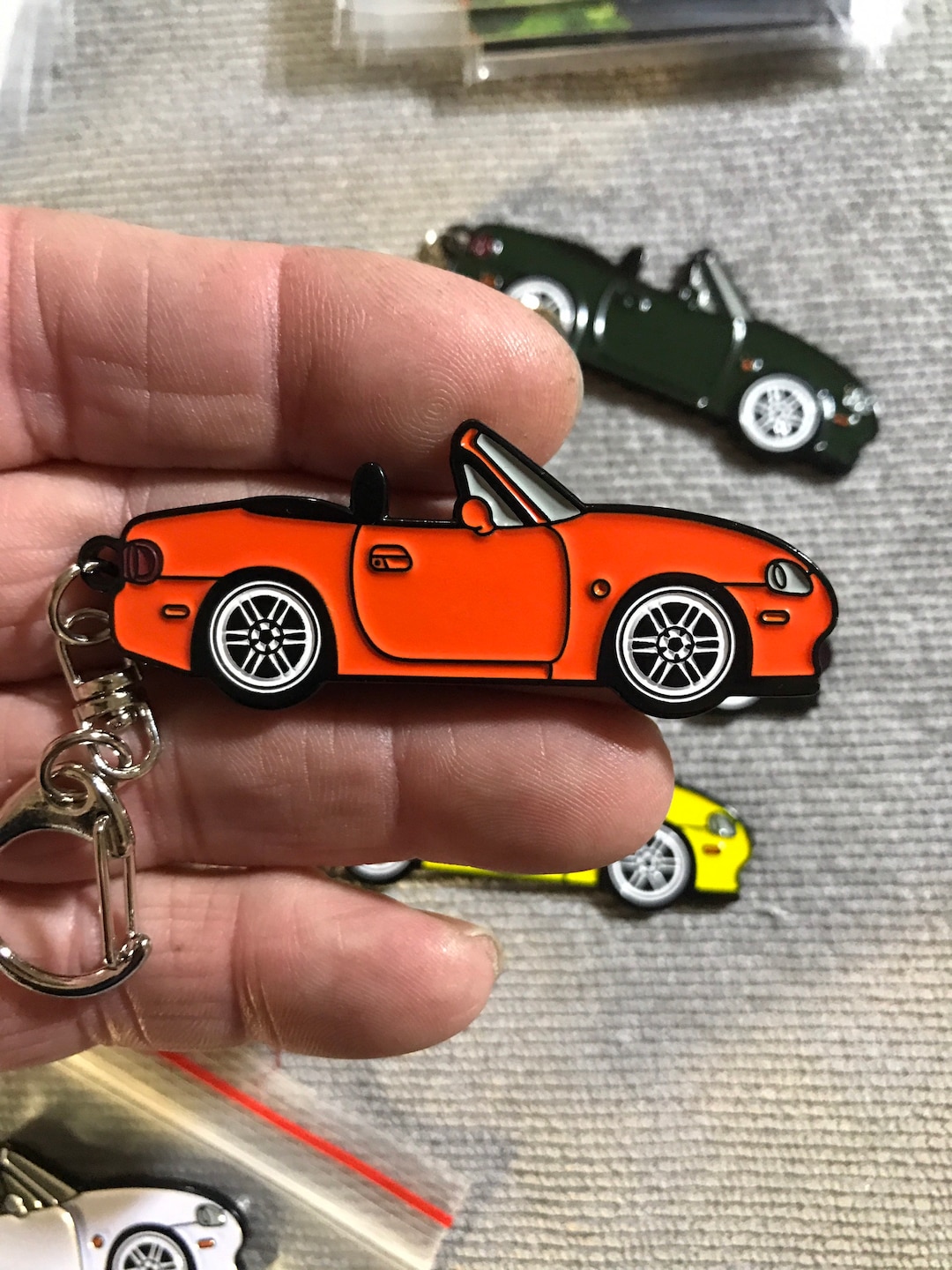 NB Miata Keychain Baked Enamel #keychains Car Great Gift! MX5, Roadster ...