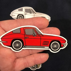 Corvette Stingray C2 STICKERS Coupe 5 Colors - Etsy