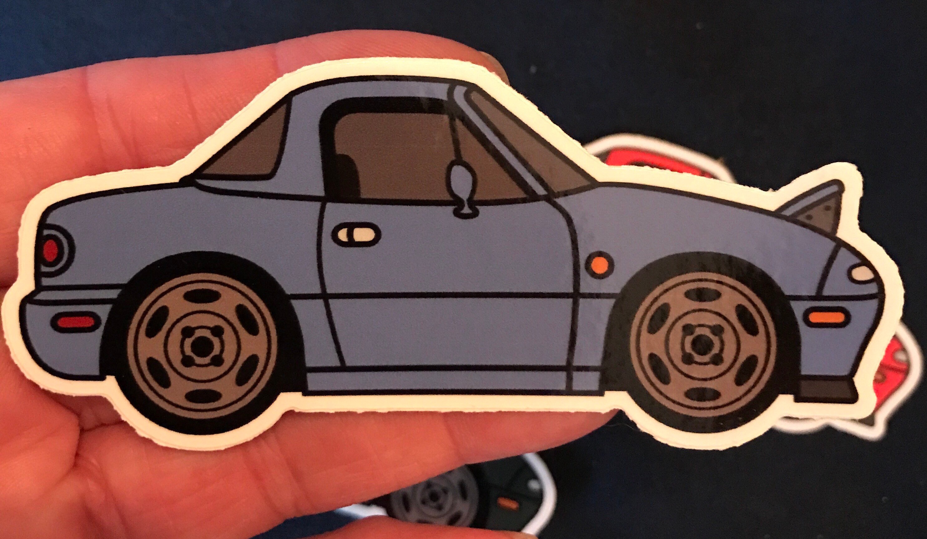 Mazda Miata Hardtop MX5 Mk1 Eunos STICKERS, Car Decal, Roadster, 5 ...