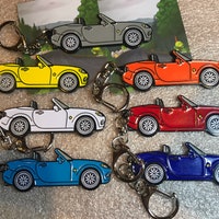 NB Miata Keychain Baked Enamel #keychains Car Great Gift! MX5, Roadster ...
