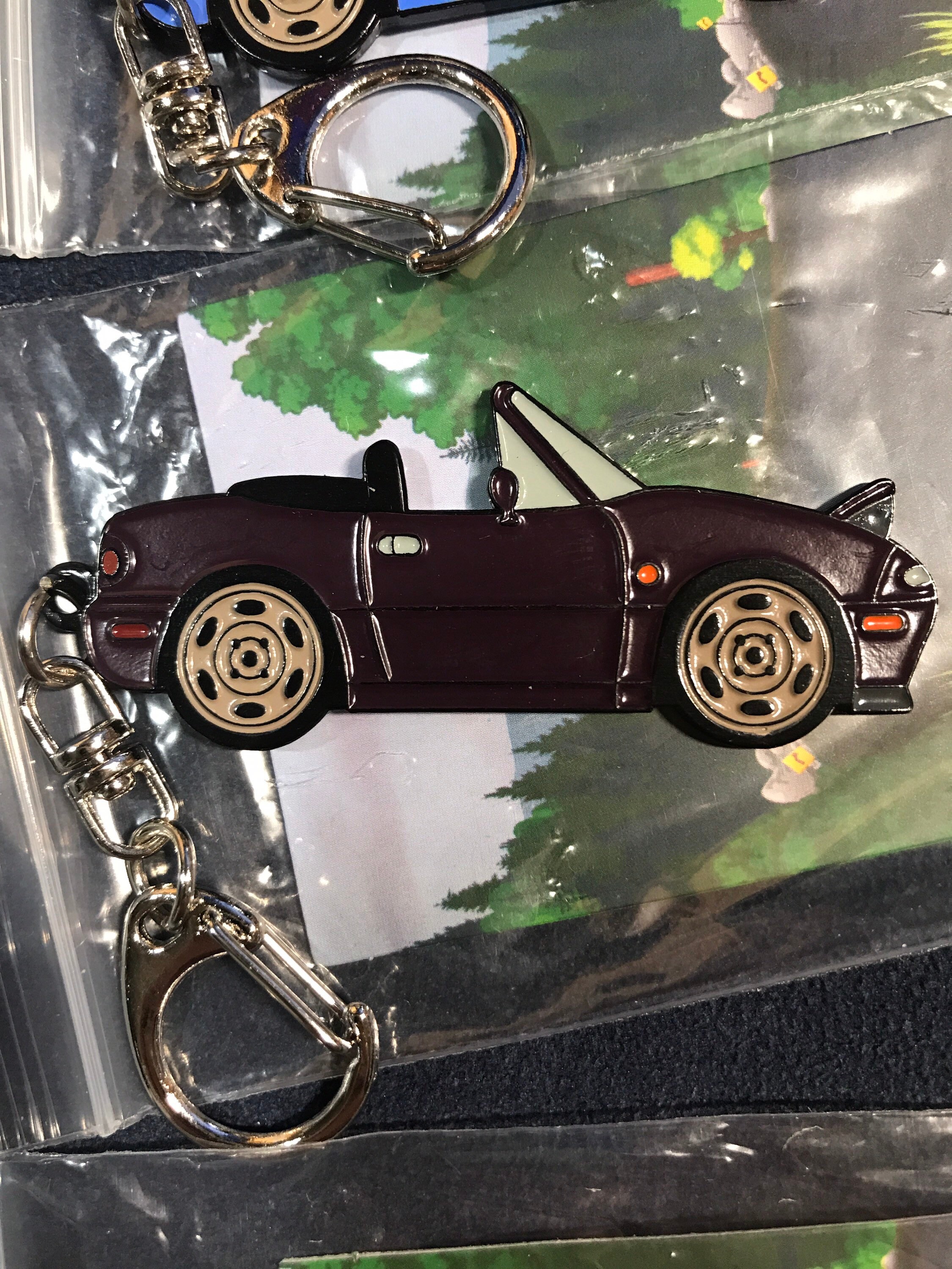 NA Mazda Miata Schlüsselanhänger MERLOT MICA MX5 Top Down Pop | Etsy