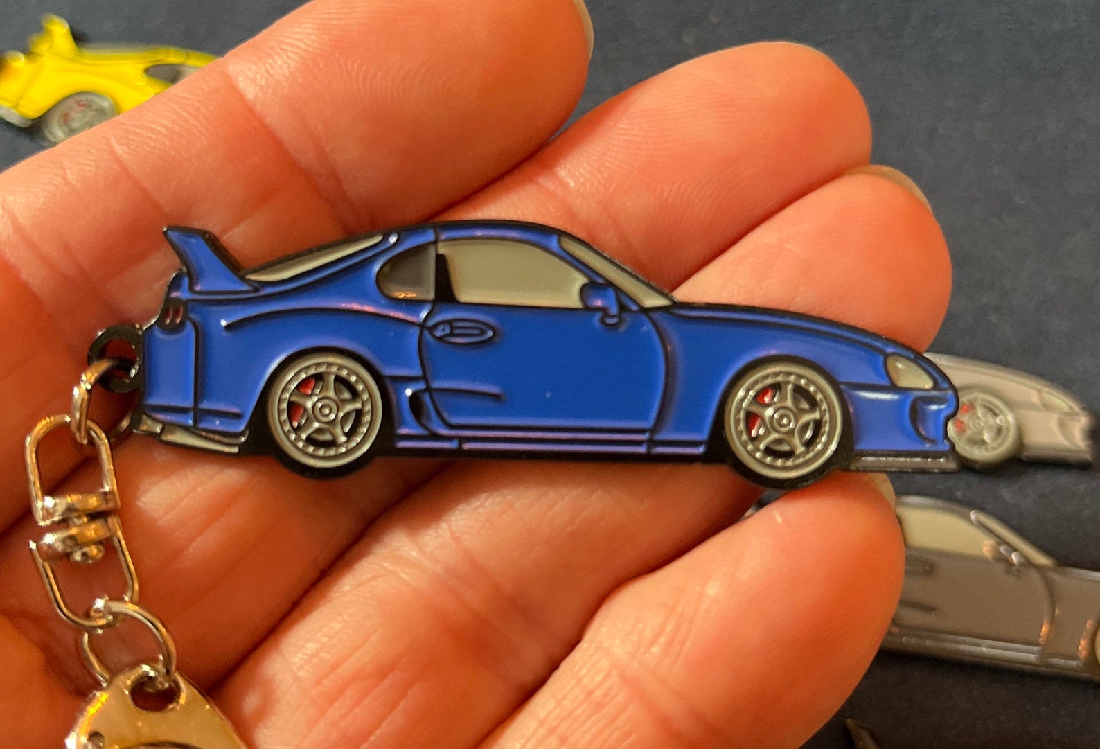 Toyota Supra Mk4 93-98 Keychains Enamel on Metal 9 Colors - Etsy