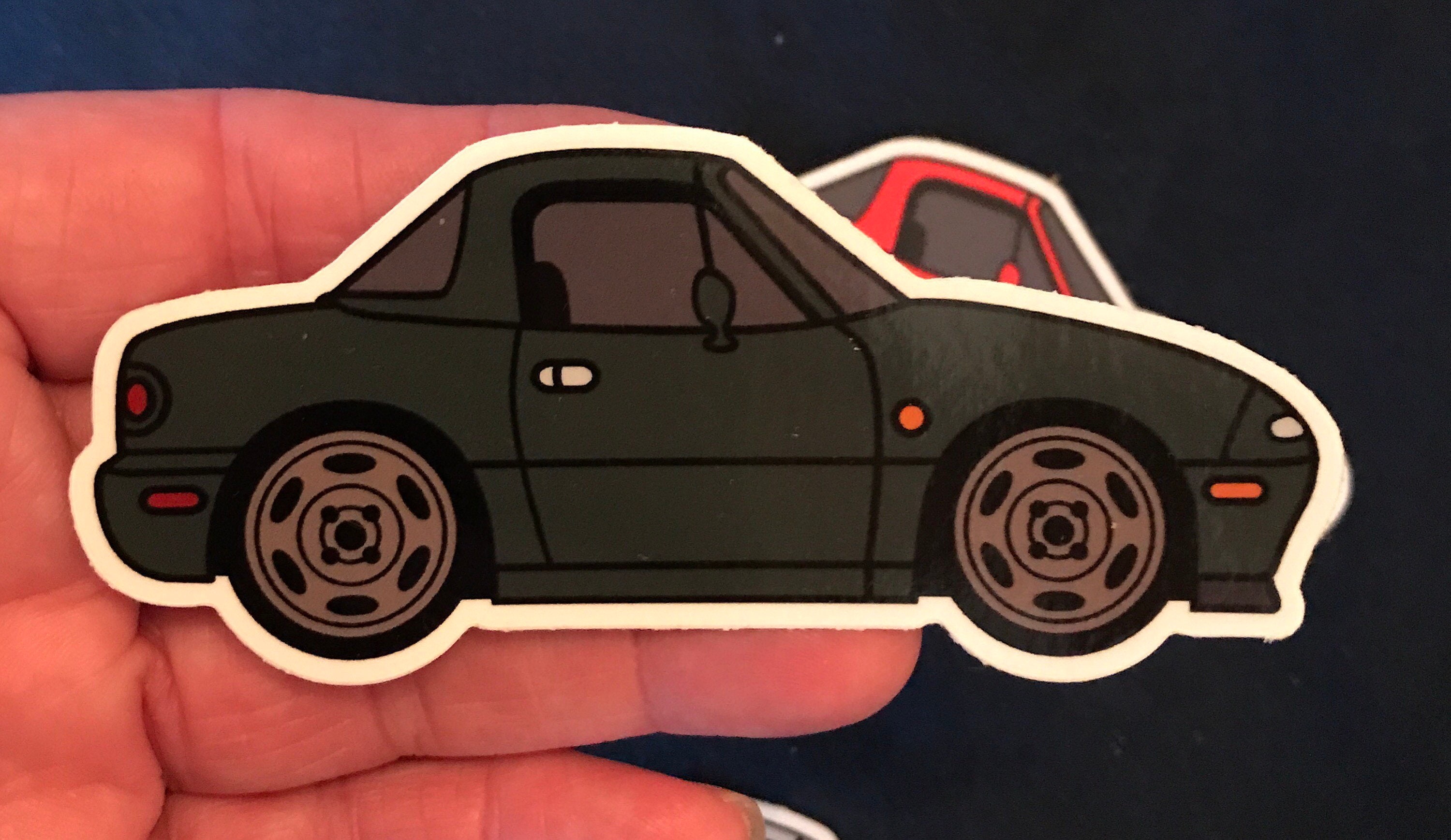 Mazda Miata Hardtop MX5 Mk1 Eunos STICKERS, Car Decal, Roadster, 5 ...