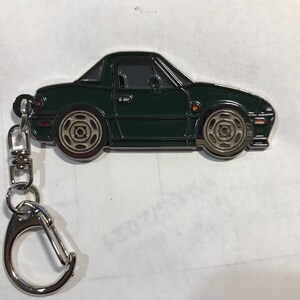 NA Miata MX5 BRG Hardtop Keychain British Racing Green Auto Baked ...