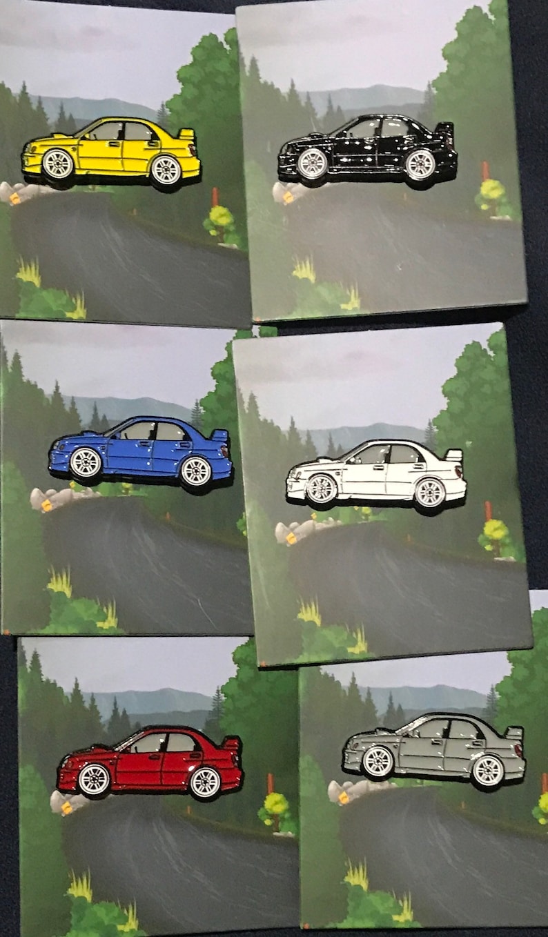 Enamel on Metal Pin for WRX and for Sti Pins for Subaru - Etsy