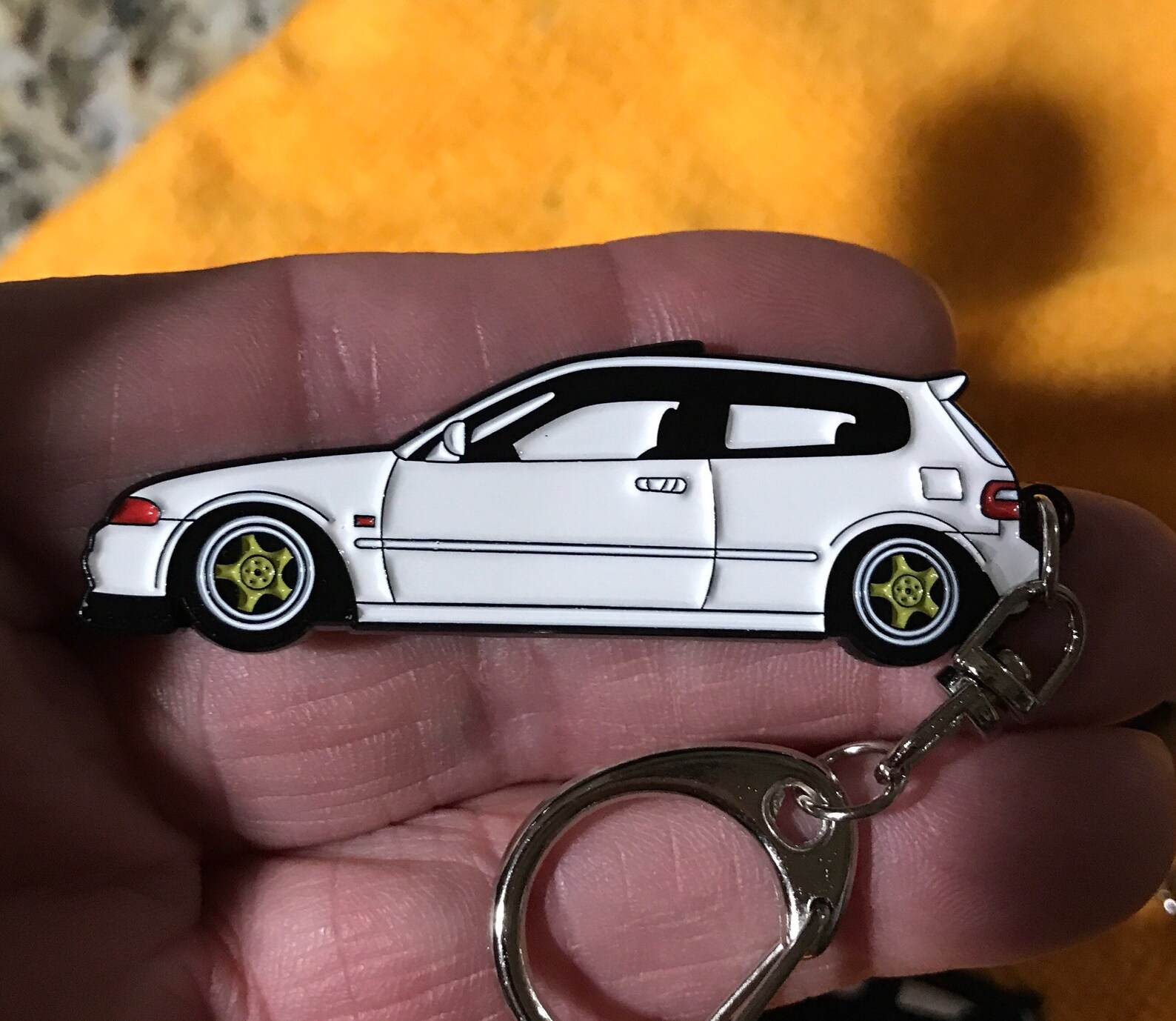 Honda 90s Civic EG Hatchback Keychains Enamel on Metal 8 | Etsy