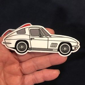 Corvette Stingray C2 STICKERS Coupe 5 Colors - Etsy