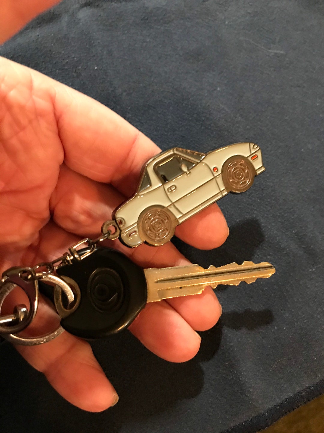 NA Mazda #miata #MX5 SILVER Auto Baked Enamel #keychains Key Rings NEW ...