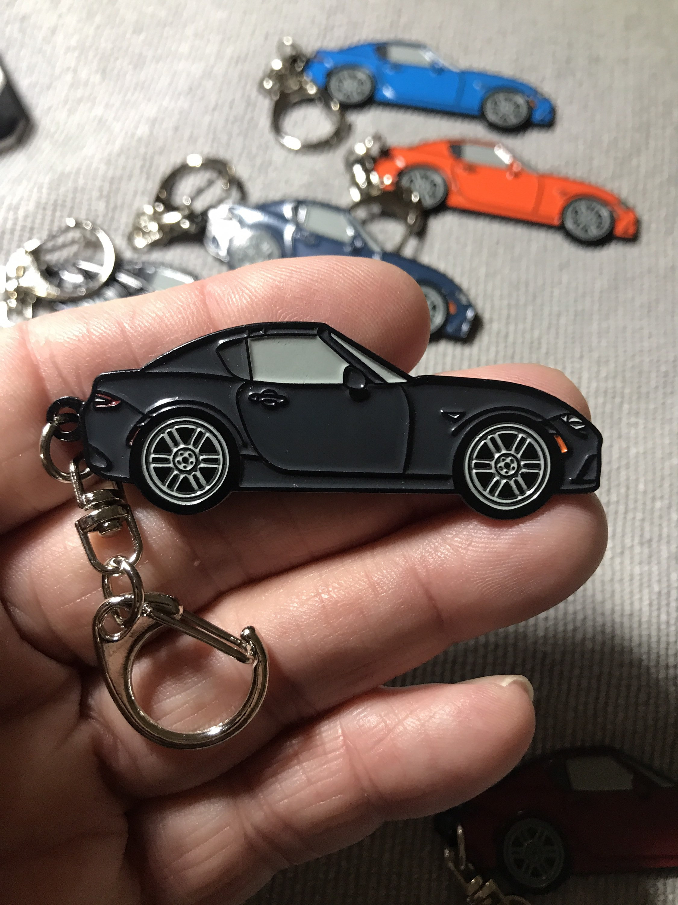 Mazda Miata ND RF MX5 Keychains - Etsy UK