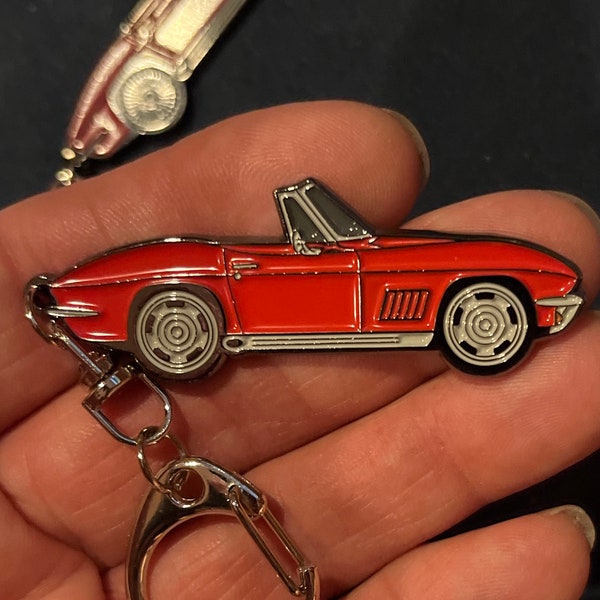 Corvette Stingray Keychains - Etsy