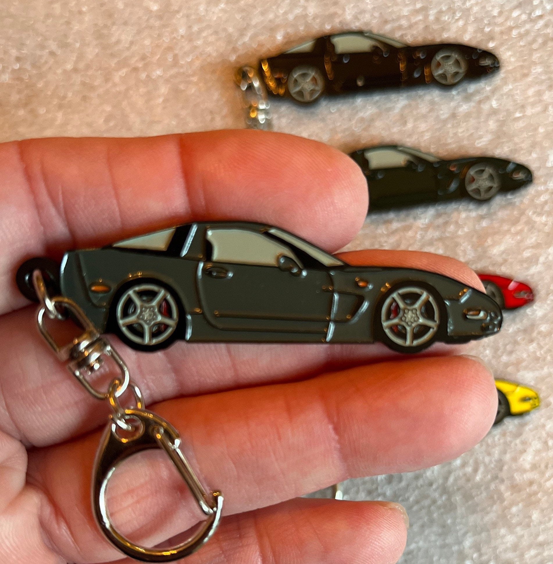 Corvette C5 Coupe Keychains 8 Colors Available Enamel on Metal | Etsy ...